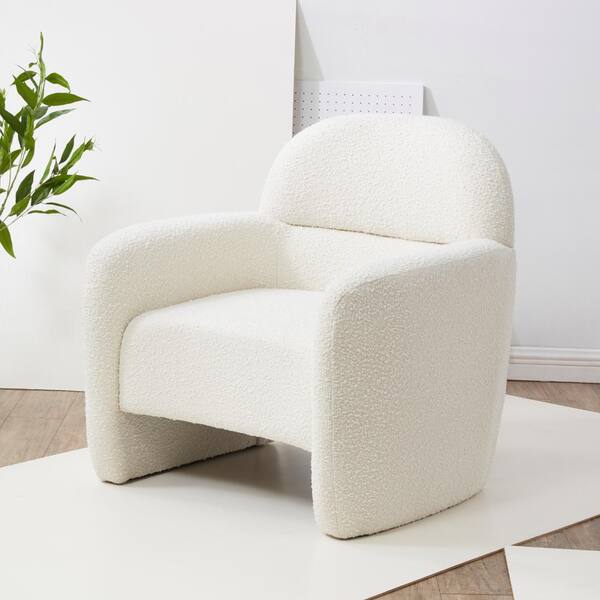 SAFAVIEH Bellamaria Ivory Accent Chair SFV5047A - The Home Depot