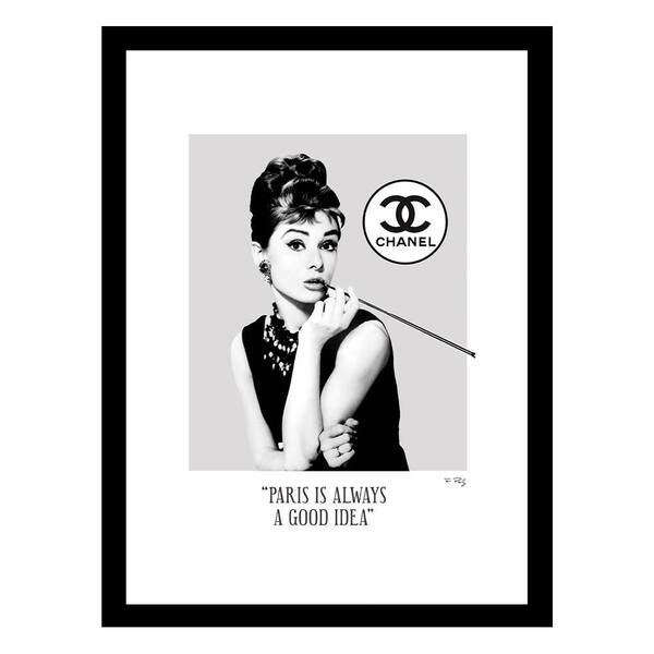 Audrey Hepburn Designer Fashion Framed Print by Fairchild Paris People ...