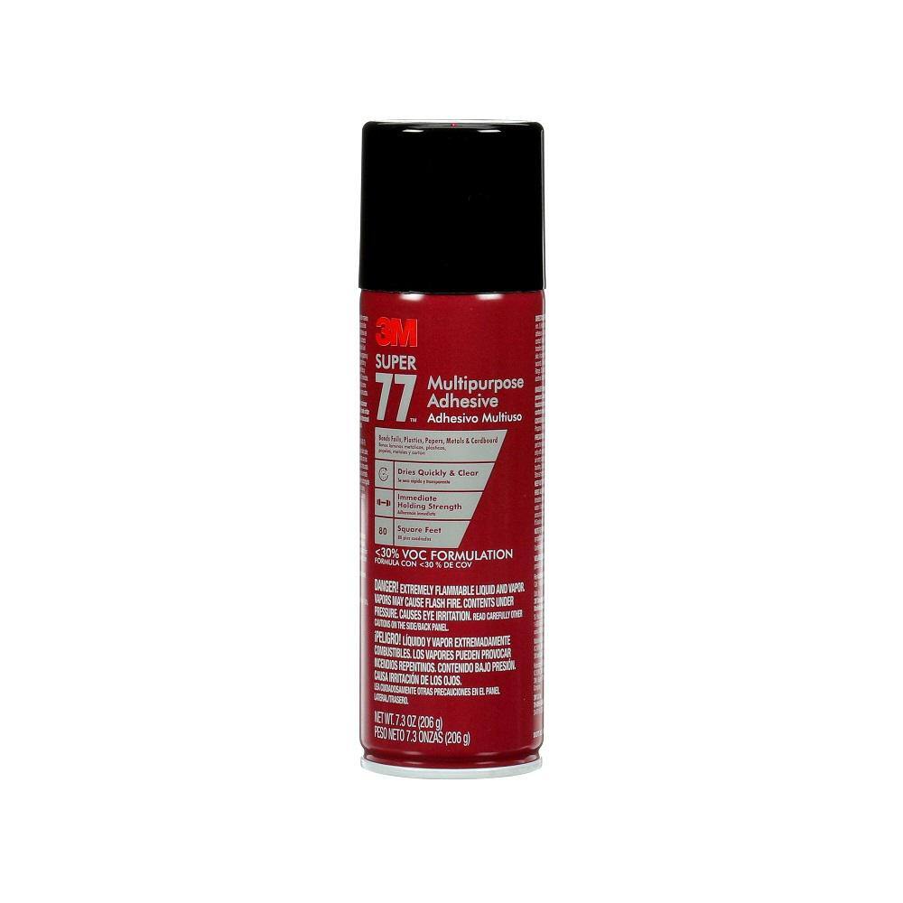 3M 7 3 Oz Super 77 Multi Purpose Spray Adhesive 77 10VOC30 The Home