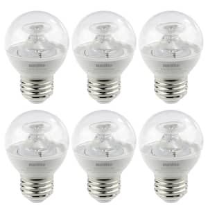 Sunlite 40-Watt Equivalent Clear G16 Dimmable LED Light Bulb, Warm ...