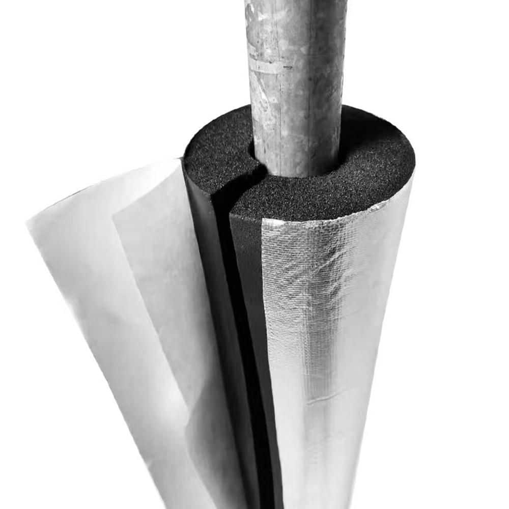 Wellco 4/5 in. x 23 in. Pipe Insulation Foam Tube, Self Adhesive Pre ...