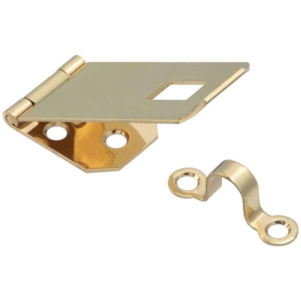 Stanley-National Hardware 1 in. Bright Brass Solid Brass Hasp CD5327 1 ...