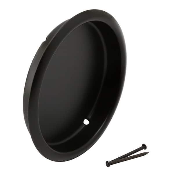Prime-Line CLOSET DOOR FINGER PULL, 2-1/8 in., MATTE BLACK N 7572 - The ...