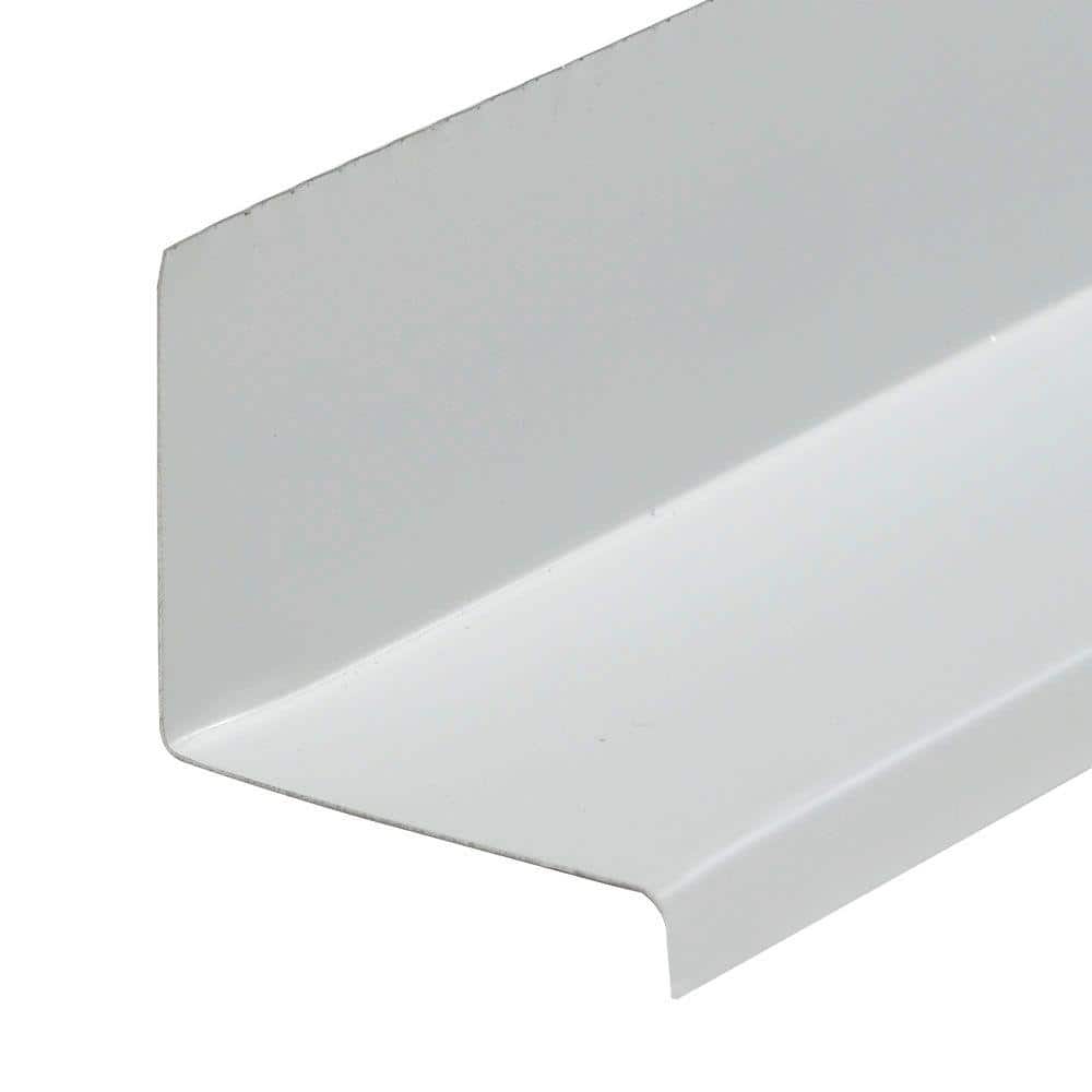 Amerimax Home Products 1.25 in. x 10 ft. White Aluminum Window Cap ...