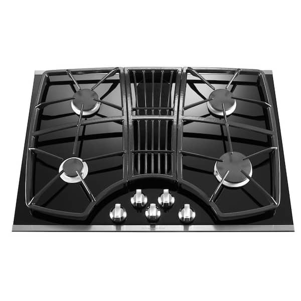 KitchenAid Architect Series II 30 in. Gas-on-Glass Gas Cooktop in ...