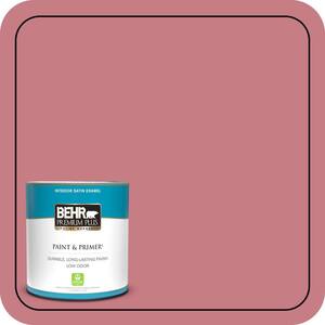 BEHR PREMIUM PLUS 5 gal. #M150-5 Enamored Flat Exterior Paint & Primer ...