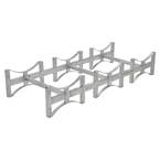 Vestil 2 Drum 55 Gal. Galvanized Stackable Drum Rack DRUM-RACK-2-G