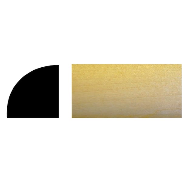 Woodgrain Millwork WM 103 1-1/16 in. x 1-1/16 in. x 96 in. Solid Pine ...