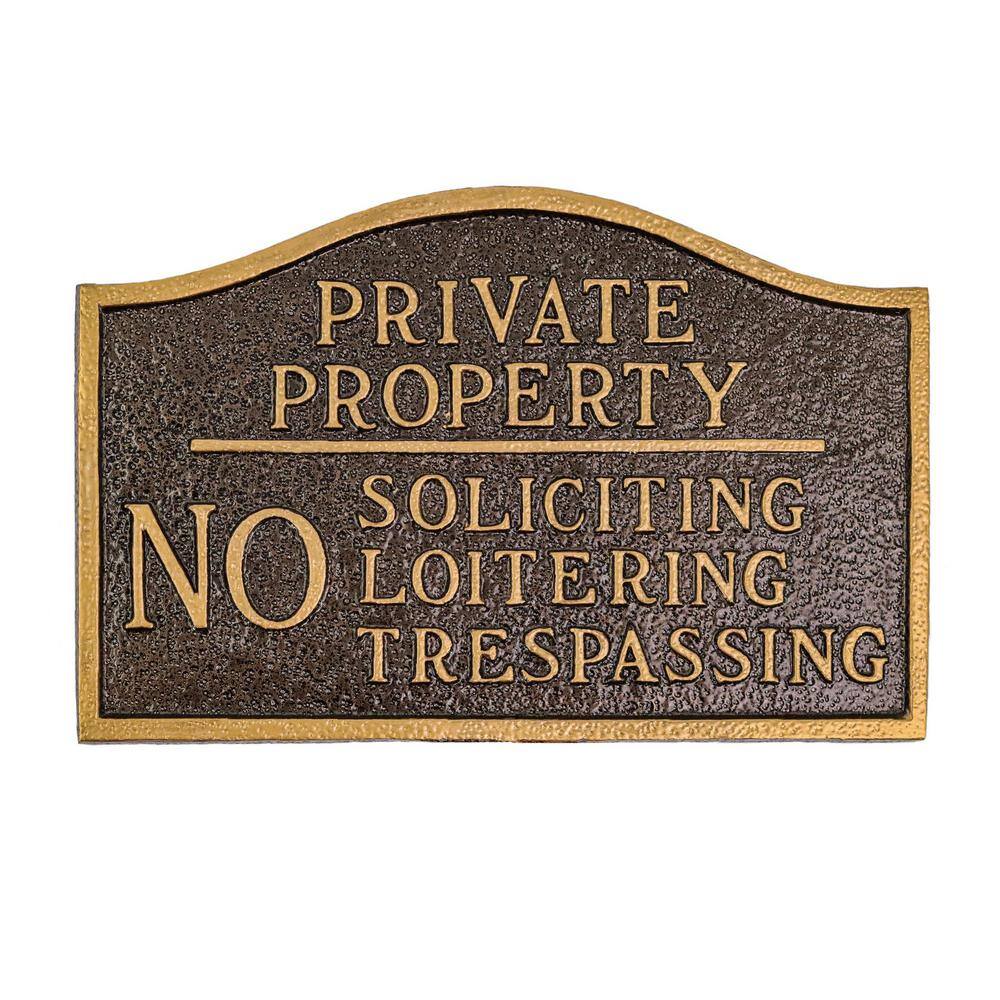 Montague Metal Products Private Property, No Soliciting, No Loitering ...
