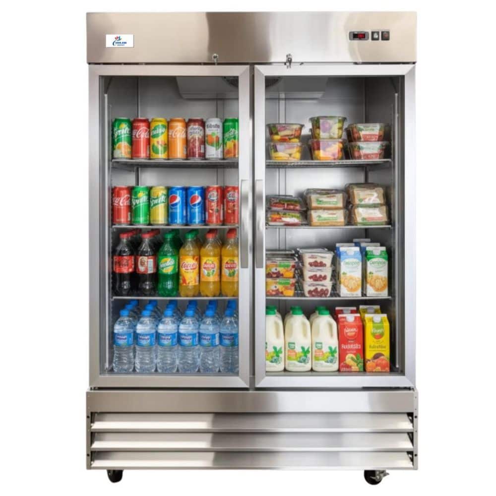 Reviews for Cooler Depot 47 cu. ft. NSF Commercial 2-Glass Door Display ...