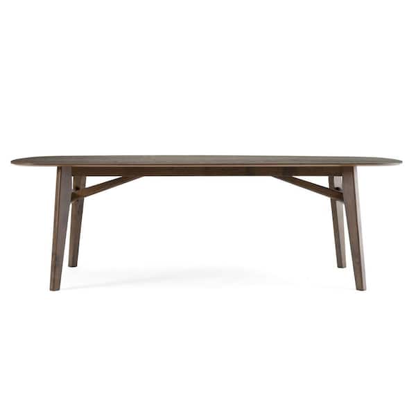 MR MODREST Modrest Costello Mid-Century Modern Wenge Wood 39.4 in. 4 ...