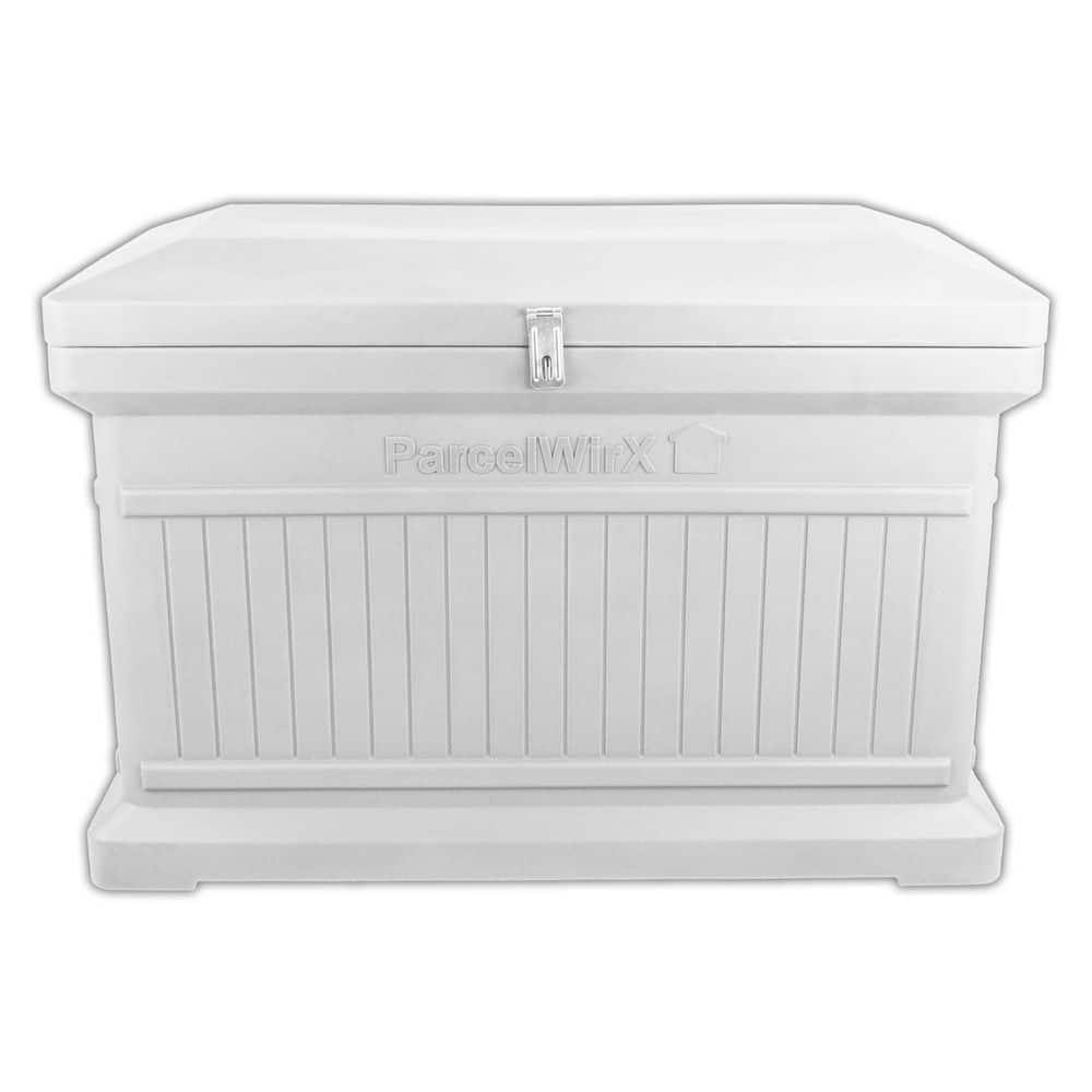 RTS Home Accents ParcelWirx Slate Gray Horizontal Lockable Package ...