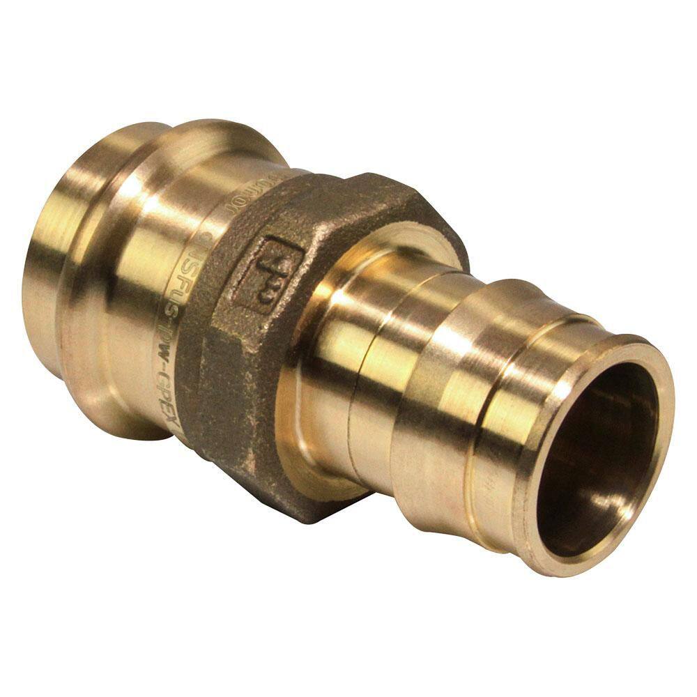 Uponor ProPEX 1 in. PEX-A Expansion Barb x 1 in. Lead-Free Brass Copper Press Adapter (10-Pack ...