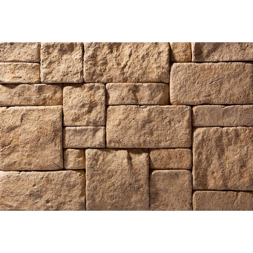 Evolve Stone Non-Rated Potomac Trail Style Dune Point Color Flat Stone Mortarless Veneer (14.25 ...