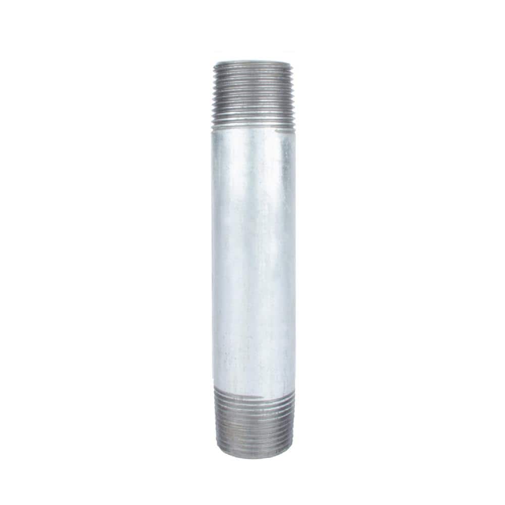 STZ 2 in. x 4 in. Galvanized Steel Pipe Nipple 301 2X4 - The Home Depot