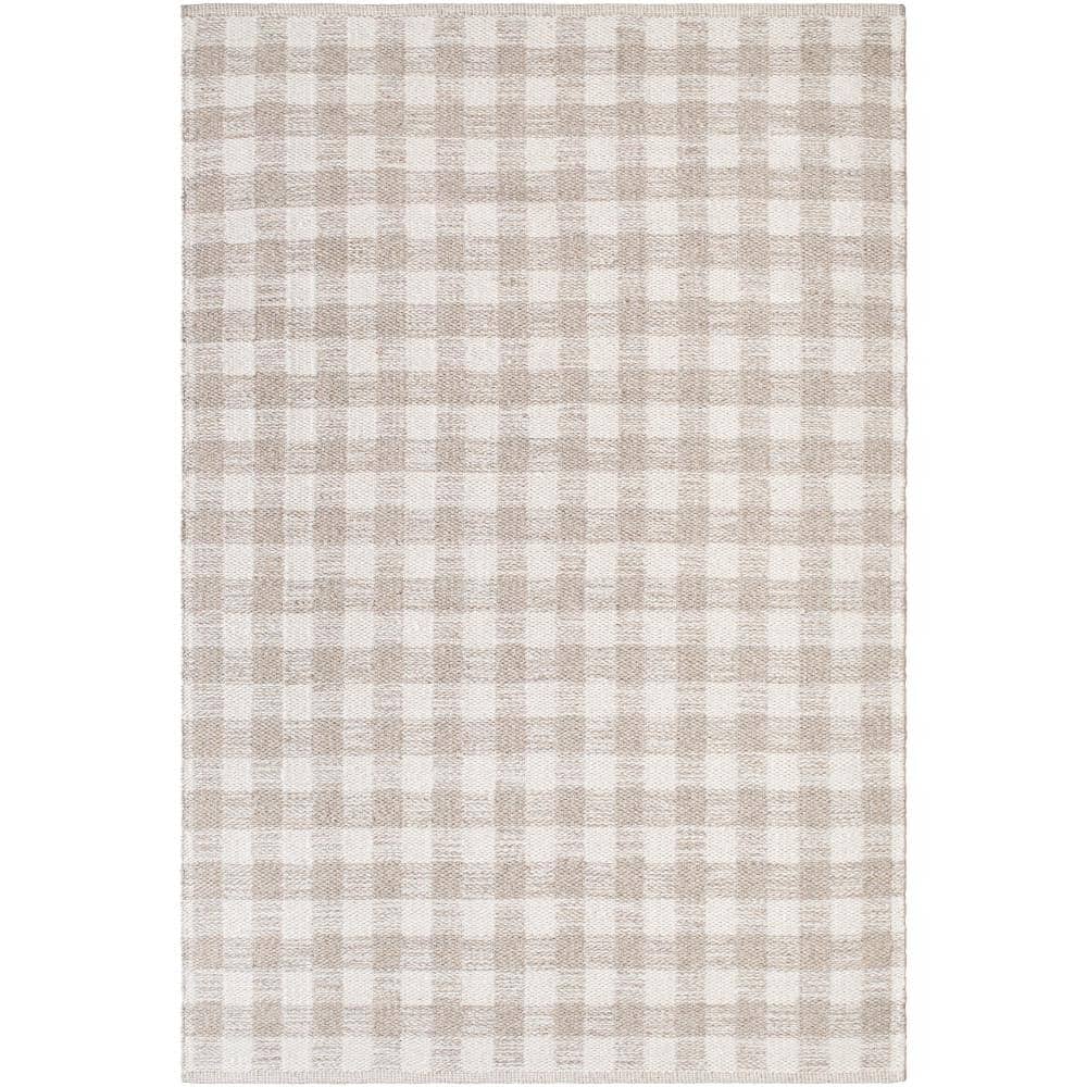 Livabliss Mardin Light Gray Checkered 9 ft. x 12 ft. Indoor Area Rug ...