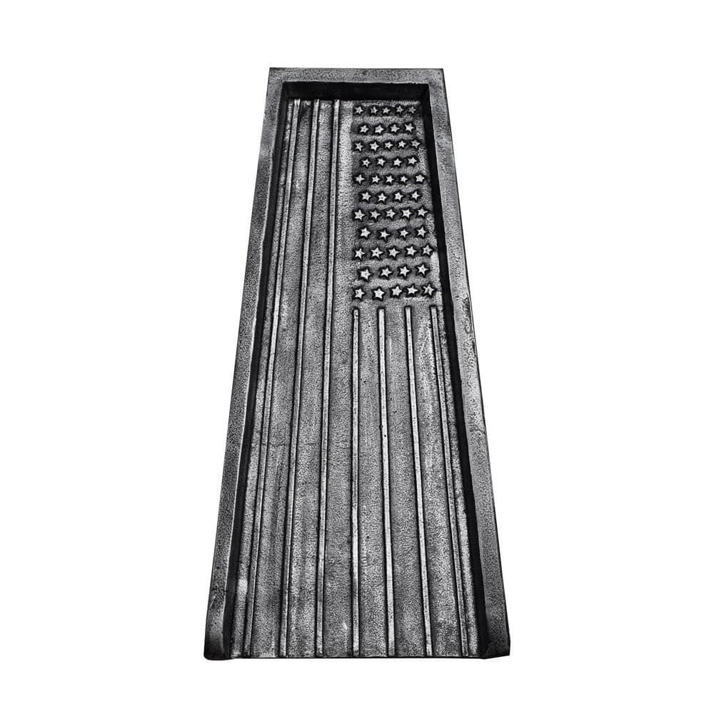 Oakland Living Silver USA Patriotic Flag Cast Aluminum Downspout Gutter ...