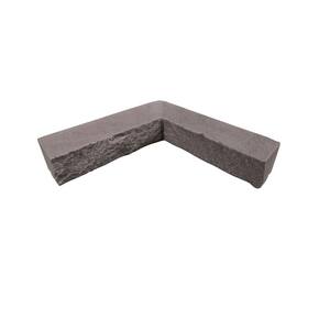 GenStone 14 in. x 3.5 in. x 2 in. Stacked Stone Vanilla Bean Faux Stone Siding Outside Corner ...