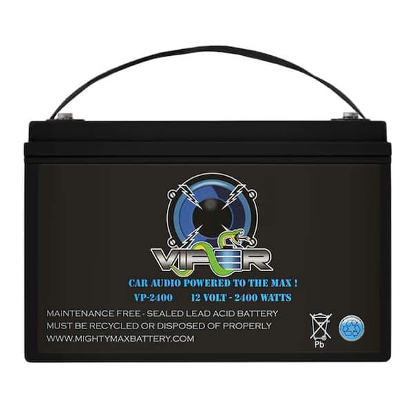 MIGHTY MAX BATTERY Viper VP-2400 12-Volt 2400 Watt Sealed Starting ...