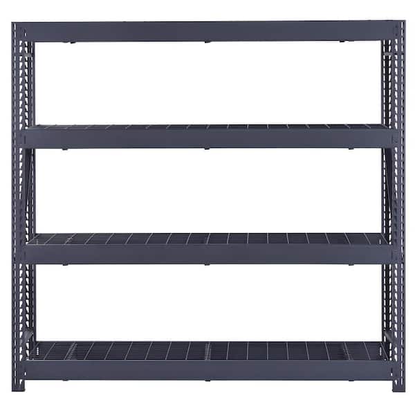 Husky 4-Shelf Metal Industrial Duty Freestanding Garage Storage ...