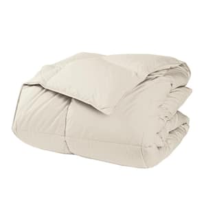 The Company Store LaCrosse Light Warmth Feather Tan Twin Down Comforter ...