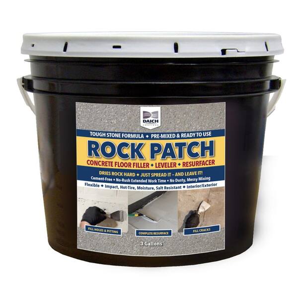 Rock Patch - Concrete Filler, Leveler and Resurfacer 3 Gal. DC-RP-030-U - The Home Depot