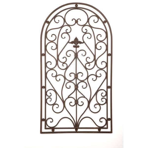 BYRON ANTHONY HOME Eva Metal Wall Decor BA9910G - The Home Depot