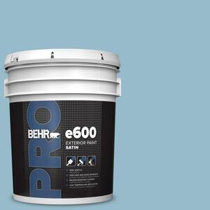 BEHR PRO 5 gal. #S480-3 Sydney Harbour Low Luster Exterior Paint ...