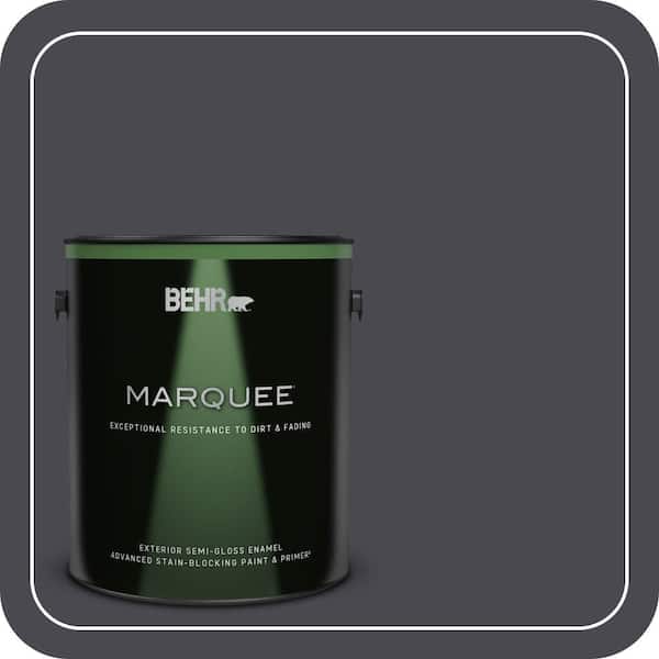 BEHR MARQUEE 1 gal. #N560-7 Limo Scene Semi-Gloss Enamel Exterior Paint ...
