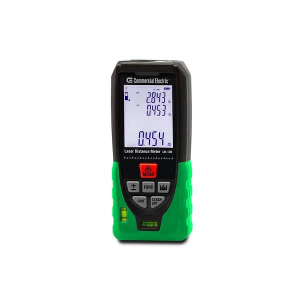 Commercial Electric Laser Distance Meter LD-100 - The Home Depot