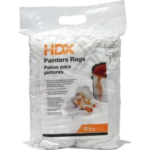 HDX 4 lbs. All-Purpose Wiping Cloths 6216-BL05-10D-USA - The Home Depot