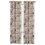 ACHIM Taylor 50 in. W x 63 in. L Polyester Room Darkening Window Panel ...