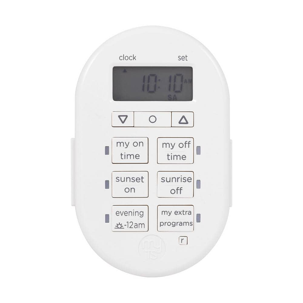 myTouchSmart 7-Day Programmable Indoor Plug-In Digital Timer 35150 ...