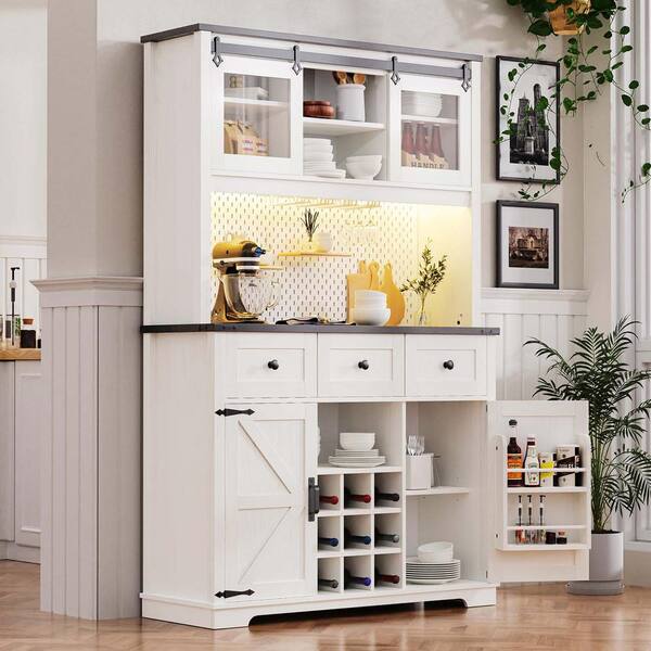 White farmhouse cabinet store
