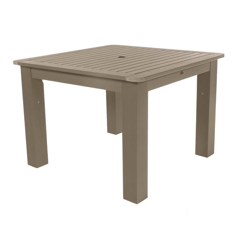 Highwood Square Dining Table AD-DTB44-WBR - The Home Depot