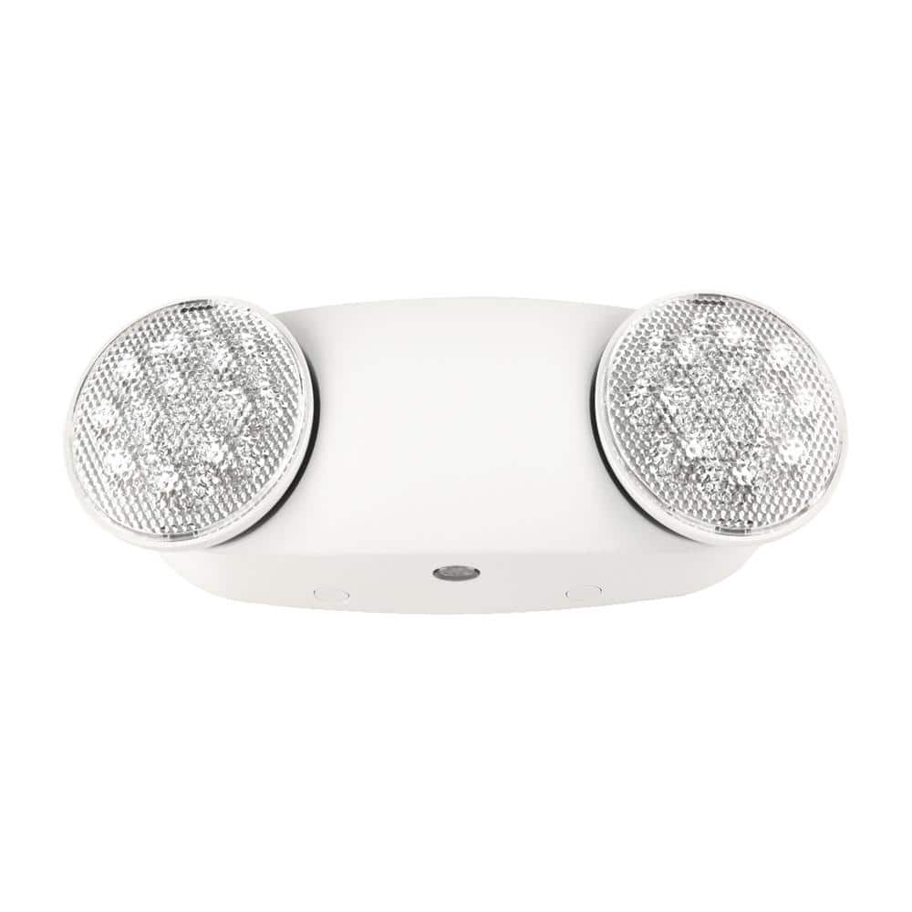 MEDINAH POWER Integrated LED Emergency Light with 2 Round Adjustable ...