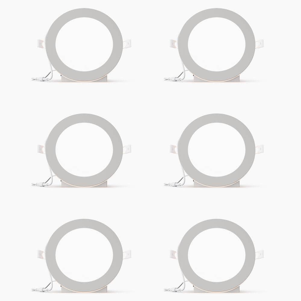 InfiBrite 6 in. Slim Recessed LED w/ Night Light 5CCT Selectable White ...