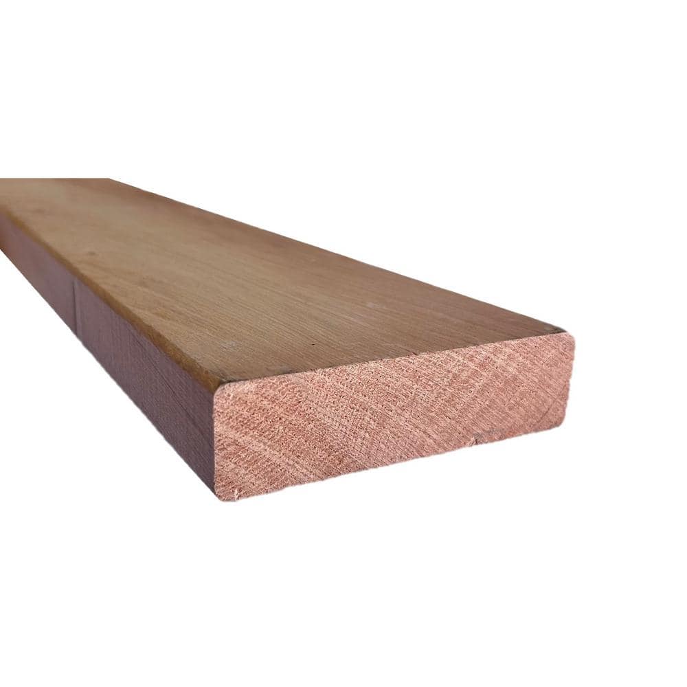 Redwood Empire 2 in. x 6 in. x 16 ft. Redwood B Grade Decking Board ...