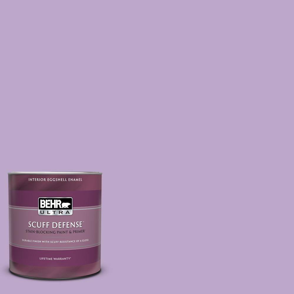 BEHR ULTRA 1 qt. #M570-4 Cyber Grape Extra Durable Eggshell Enamel ...