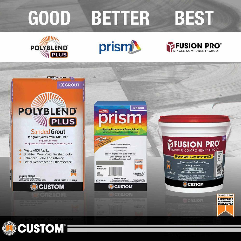 Fusion Pro #640 Arctic White 1 qt. Single Component Grout | Pro ...