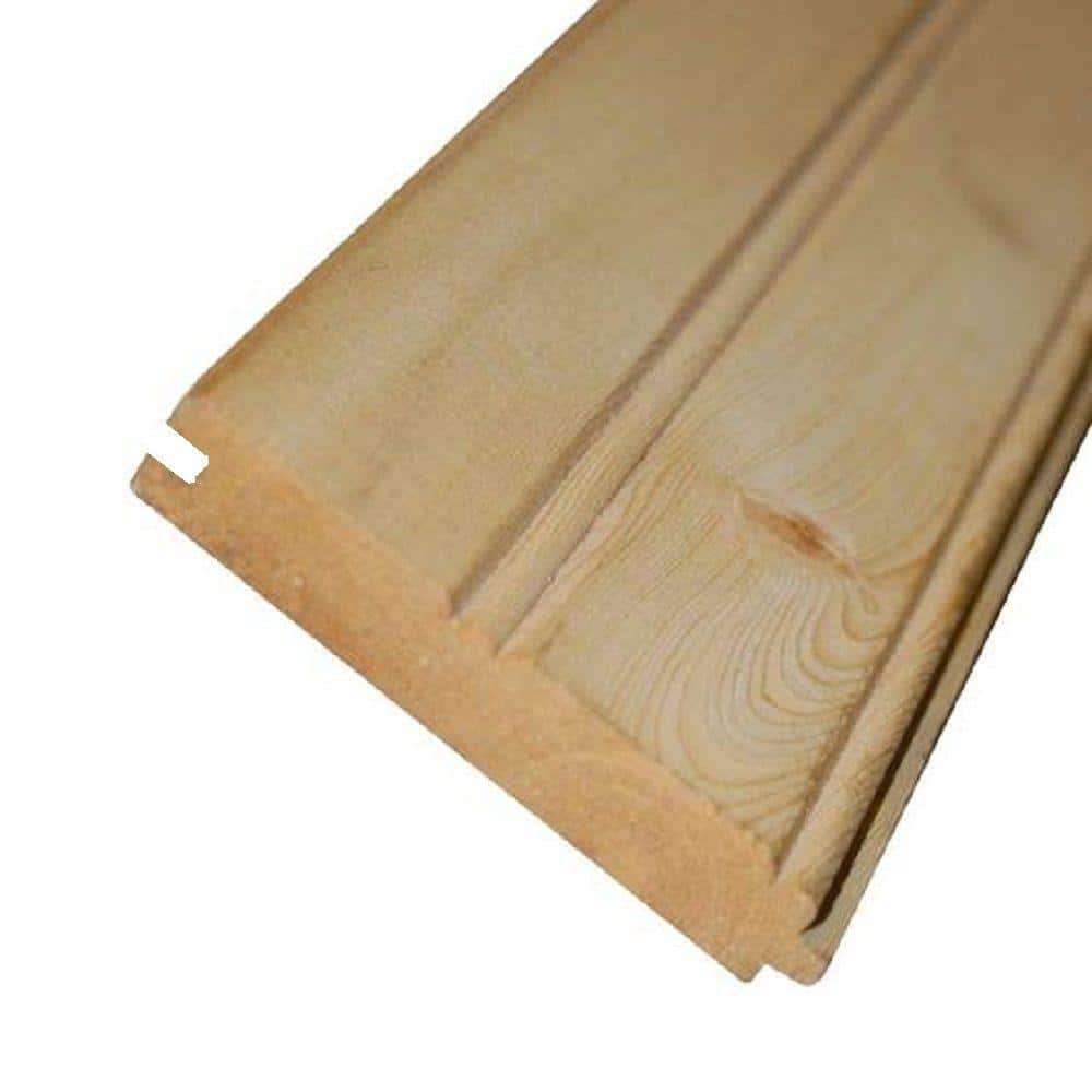 1 in. x 4 in. x 16 ft. Common WP2/WP4 Tongue and Groove Whitewood ...