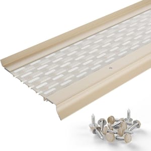 WATERLOCK 5" Gutter Guard Sample-Scotch Red, Steel Mesh & Aluminum, Pro ...