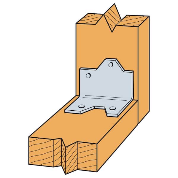 Industrial Hardware Reinforcing L-Angle 50-per box L90Z-50 Simpson ...