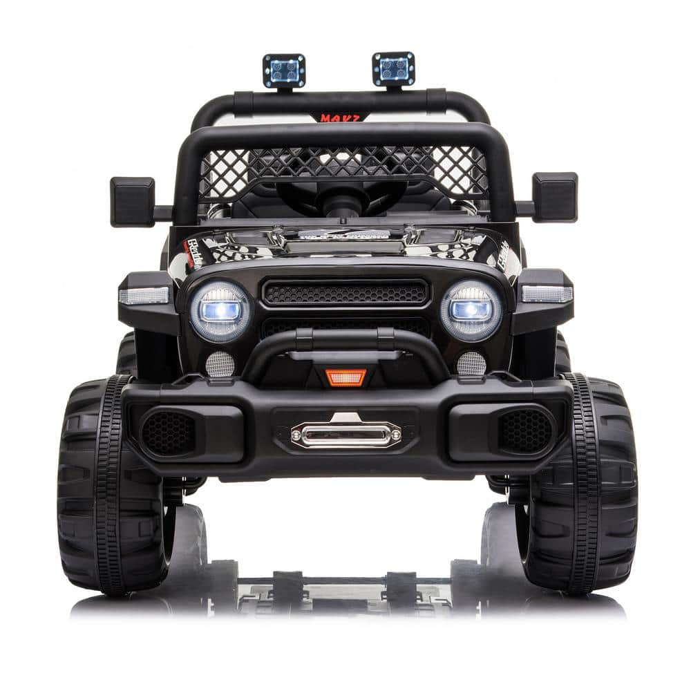 Karl home 12-Volt Kids Ride On Truck Car with Remote LED Lights Music ...