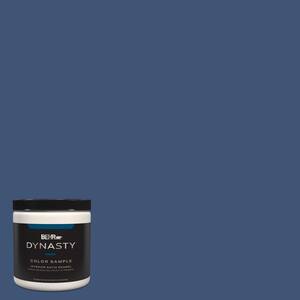BEHR PREMIUM PLUS 8 oz. #600D-7 Daring Indigo Eggshell Enamel Interior ...