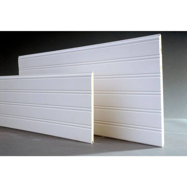 1/4 in. x 7 in. x 8 ft. Cape Cod Beadboard Planks MDF Cape Boards (3 ...