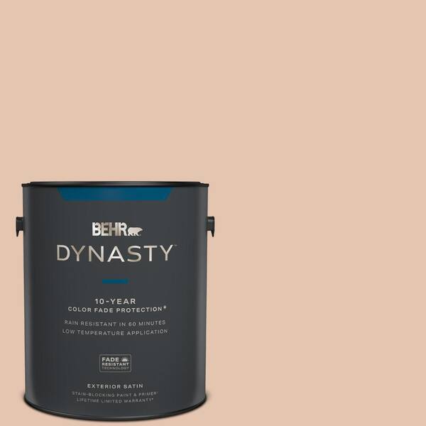 BEHR DYNASTY 1 gal. #MQ1-31 Cockleshell Satin Enamel Exterior Stain ...