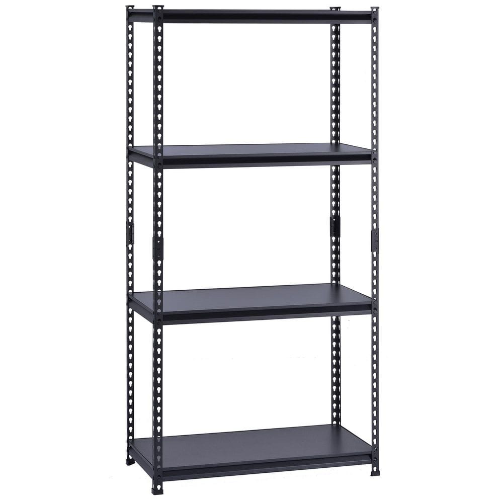 Reviews for HDX 4-Tier Steel Garage Storage Shelving Unit in Black (36 ...
