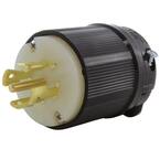 AC WORKS NEMA L6-20P 20 Amp 250-Volt 3-Prong Locking Male Plug with UL ...