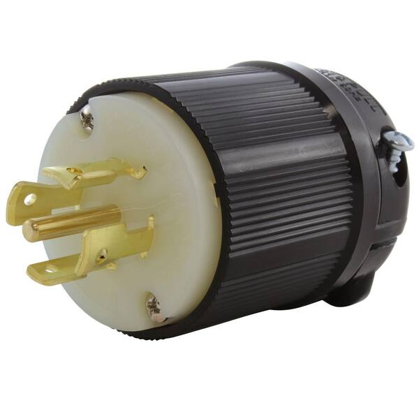AC WORKS NEMA 20 Amp 3 Phase 120 208 Volt 3PY 5 Wire Locking Male Plug AC WORKS NEMA 20 Amp 3 Phase 120 208 Volt 3PY 5 Wire Locking Male Plug